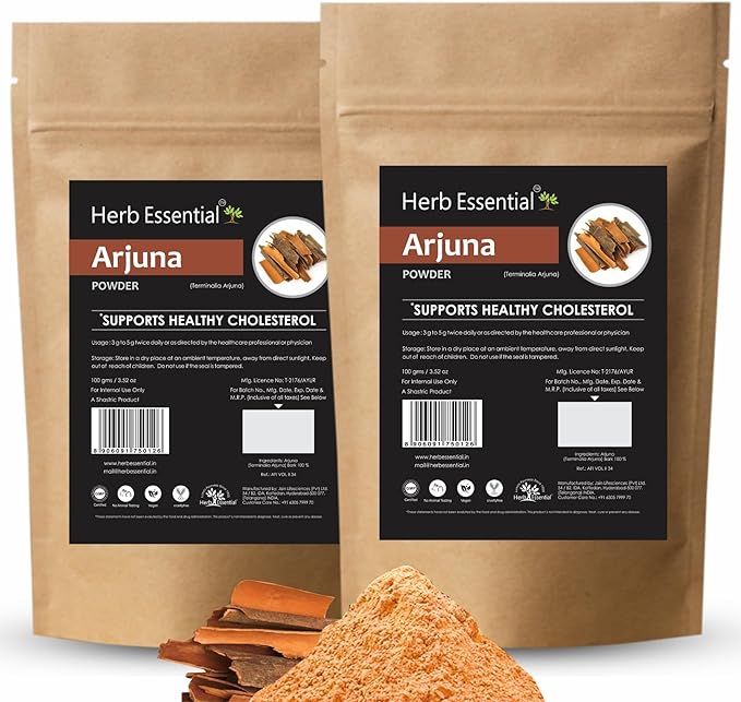 Herb Essential Arjun Powder - 100 G (Pack Of 2) – Dealderma