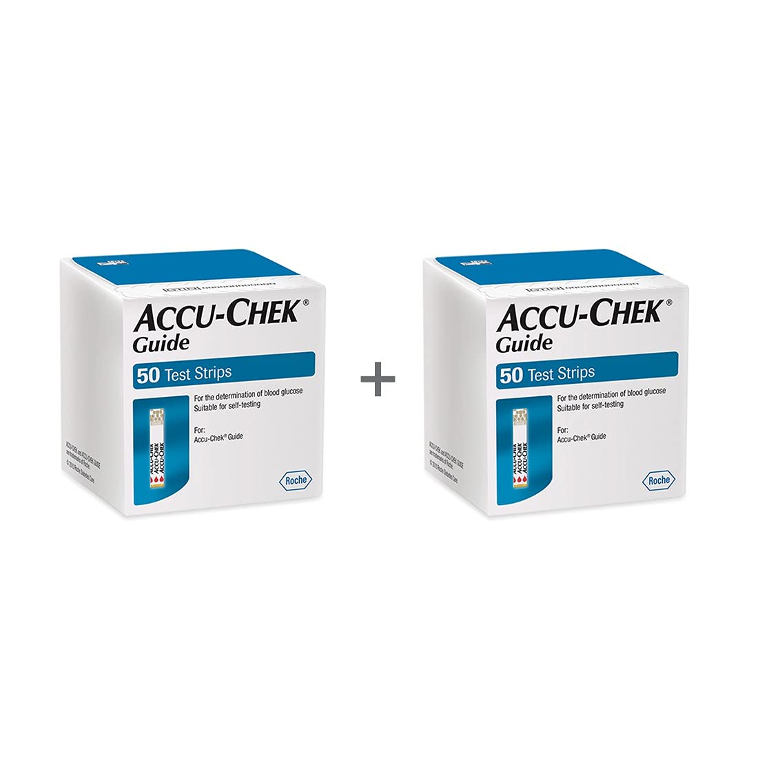 Accu-Chek Guide Test Strips (2 Packs of 50 Strips) – Dealderma